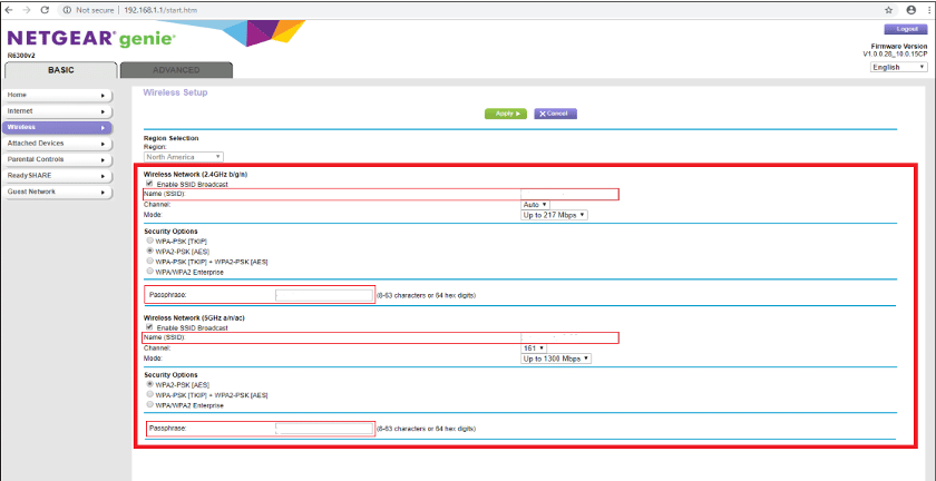 How do I change the WiFi password on the Netgear router?